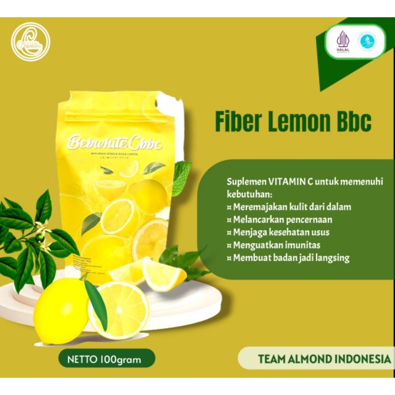Bbc LEMON FIBER (LEMON Flavor Powder Drink) | Shopee Singapore