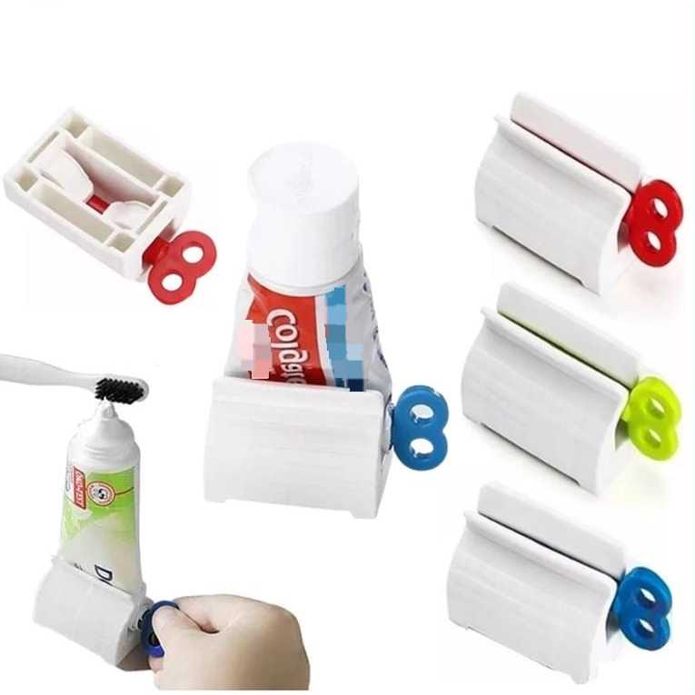 Acckini - Rotary Roll Toothpaste Dispenser / Rotating Toothpaste Clamp ...