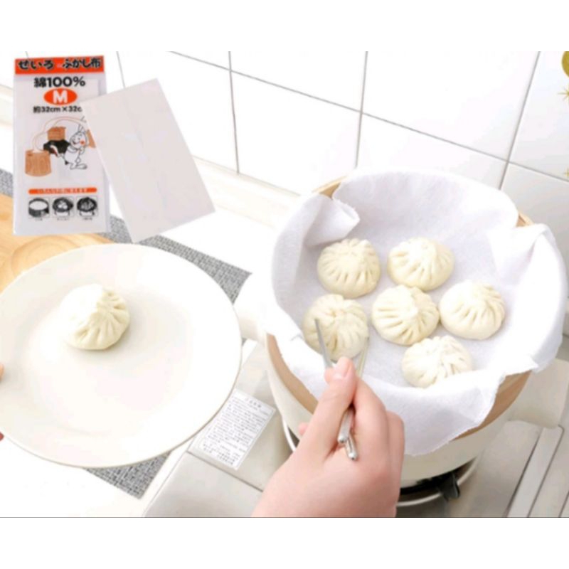 Pao Dim Sum Steamed Cooking Mat Cloth Cake Bread Pansit | Shopee Singapore