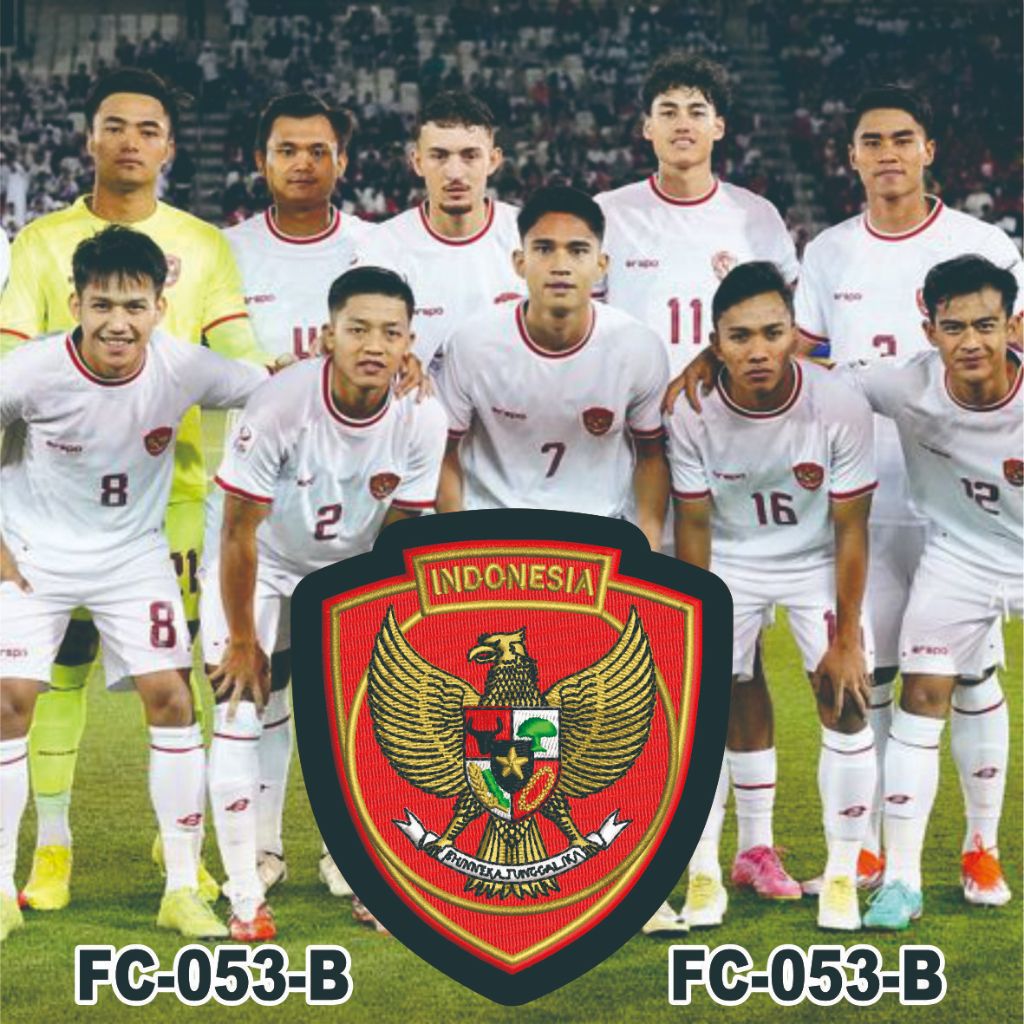 Fc-053-b Patch jersey National Team U23 indonesia U-23 AFC 2024 emblem Embroidery logo jersey ...