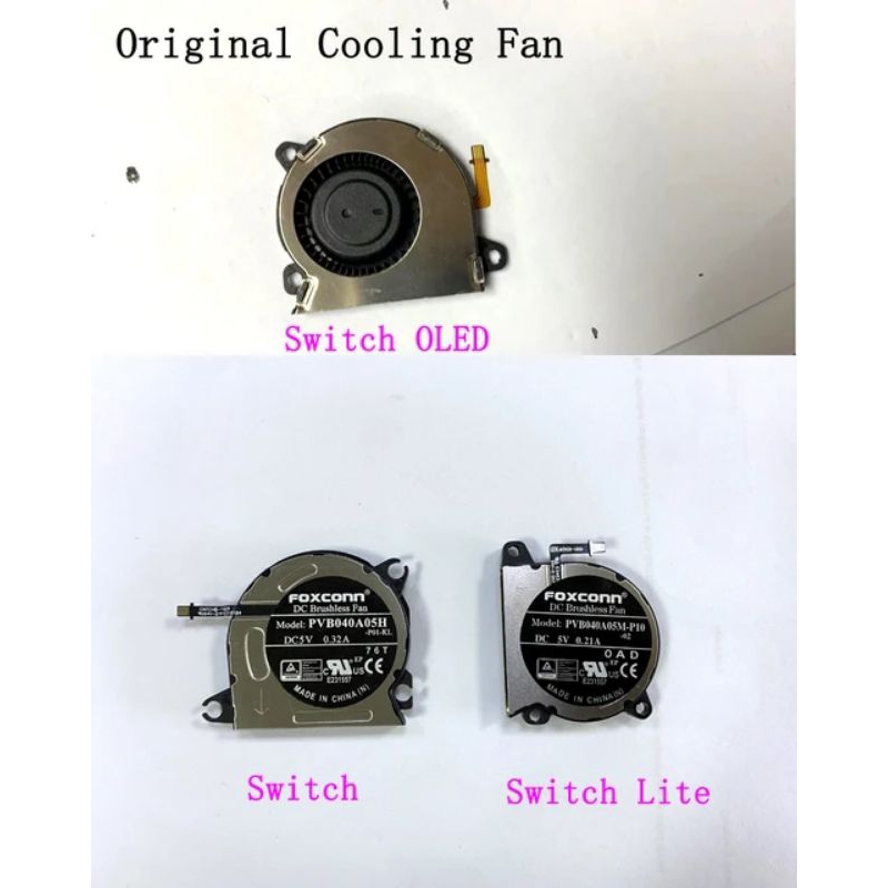 Semi ORIGINAL NINTENDO SWITCH INTERNAL FAN | Shopee Singapore