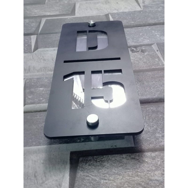LAYAR Acrylic house number 2 screens / Acrylic house number board 2 ...