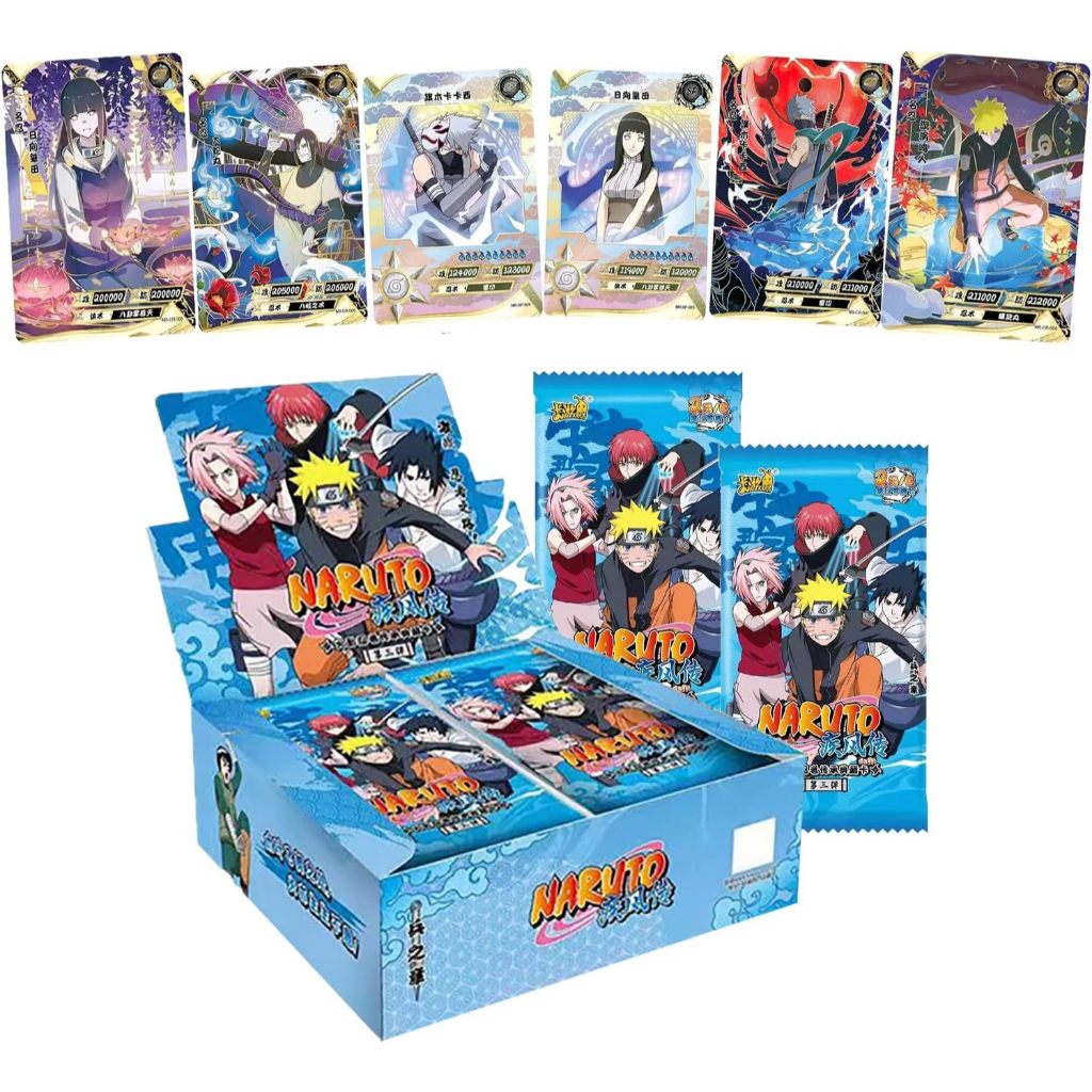 Naruto Kayou Card 100% ORI Booster Box Anime Card Collection Available ...