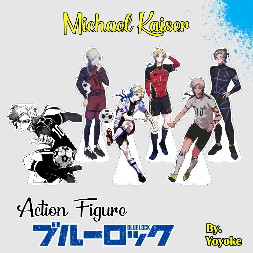 Michael Kaiser Blue Lock Acrylic Stand | Shopee Singapore