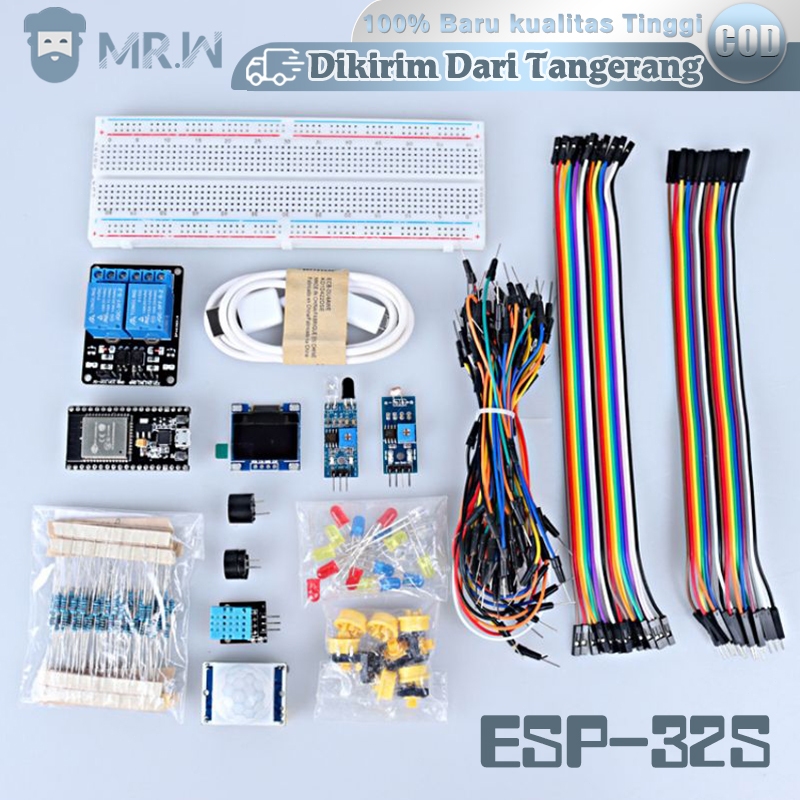 Esp32 Starter Kit ESP32 Wif Module DIY ESP-32s Nodemcu Internet Iot Package | Shopee Singapore