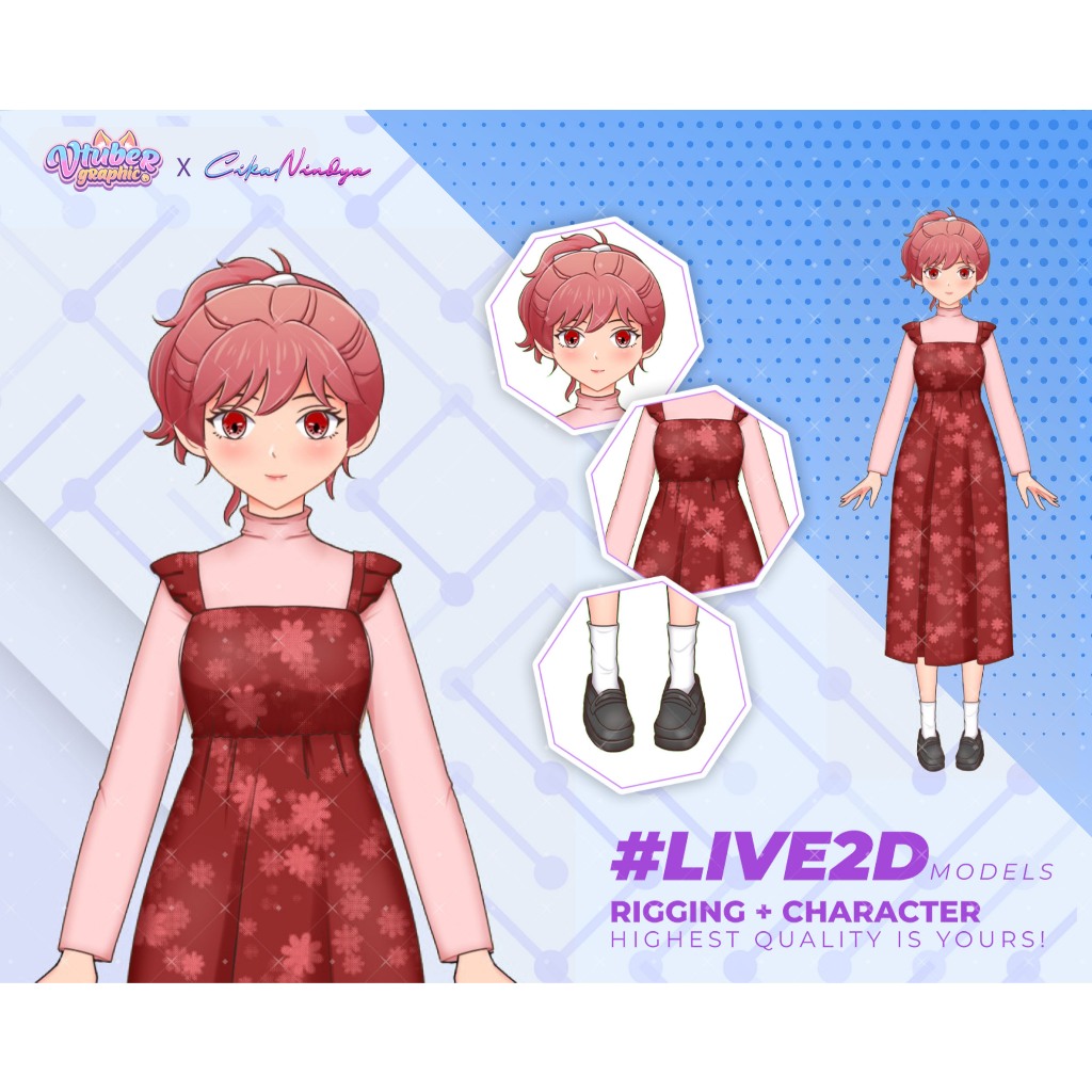 Vtuber Live2D Model: The Best Choice for Classy Streaming, Professional ...
