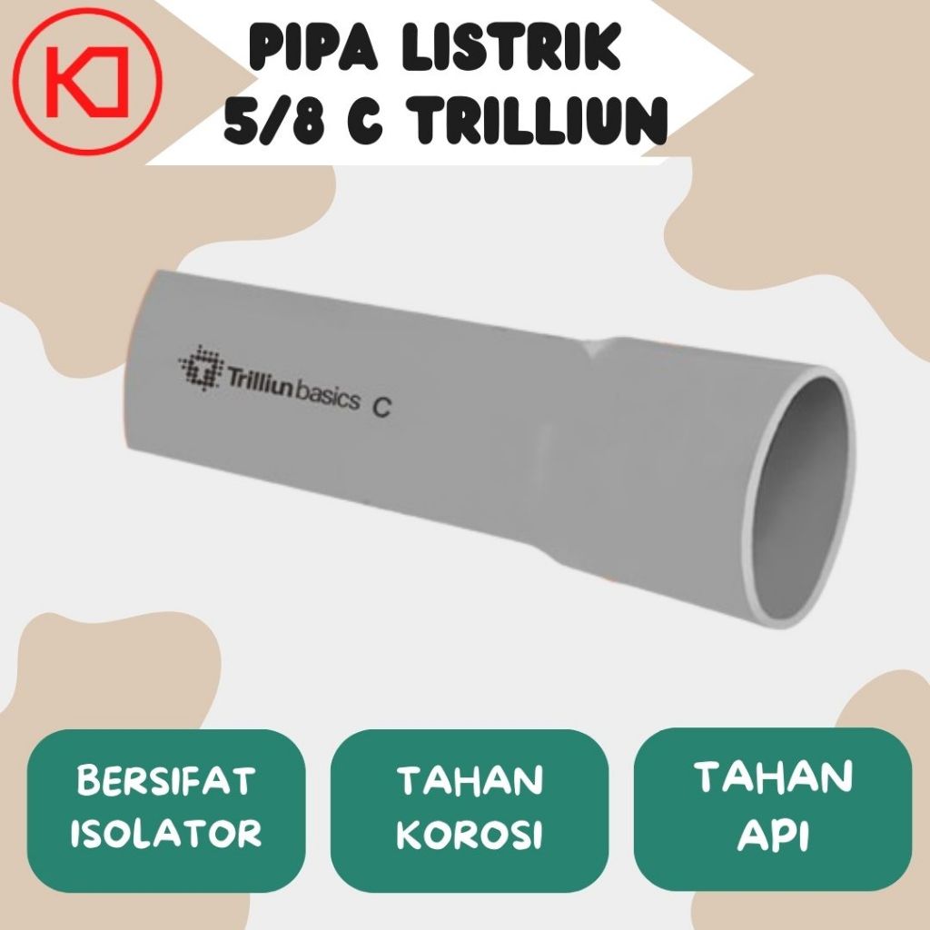 Trillion PVC Pipe 5/8 inch C / ELECTRIC PIPE (PRICE PER LONJOR ...