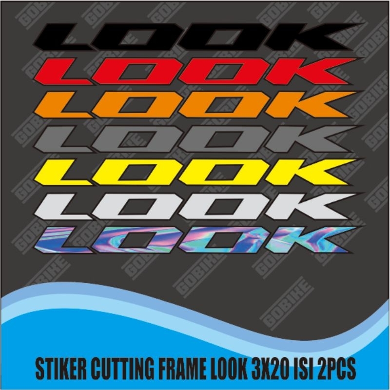 Sticker frame sticker fixie road bike frame sticker LOOK frame | Shopee ...