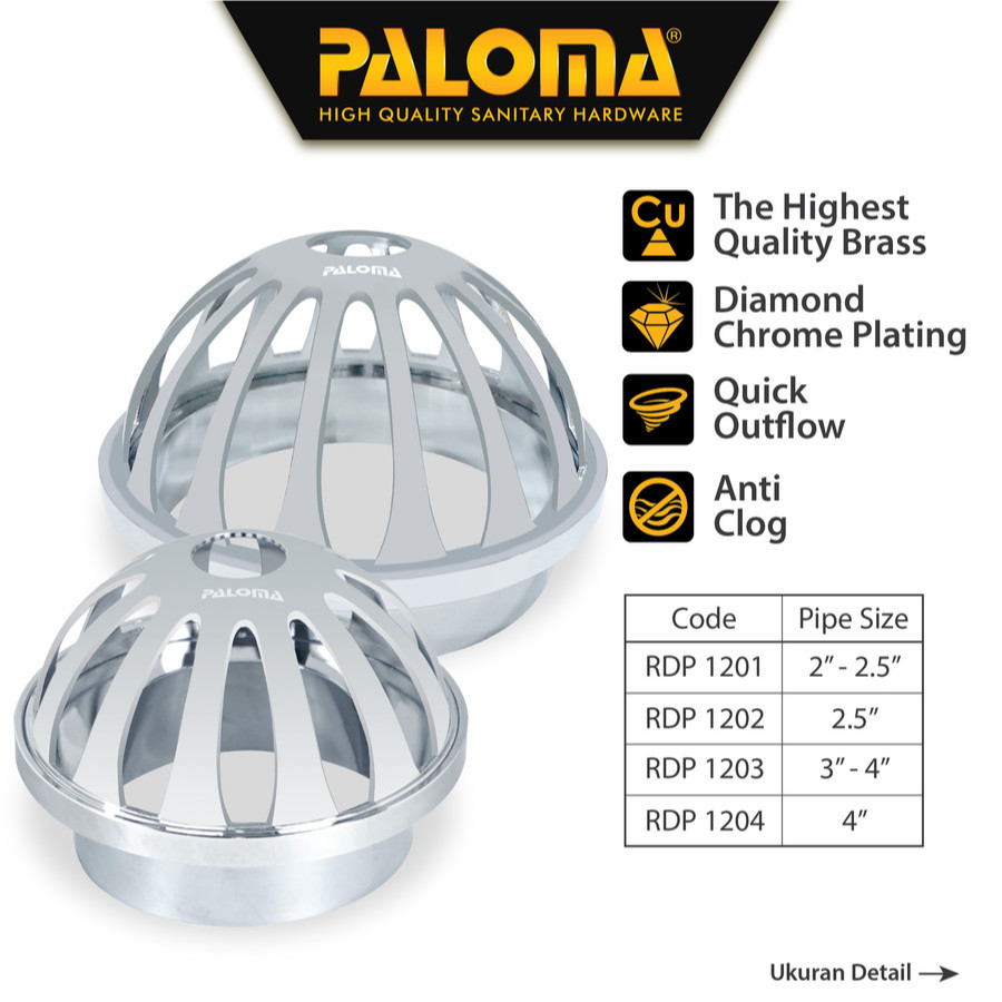 PALOMA Roof Drain Floor Roof Gutter Water Gutter Filter Balcony Gutter ...