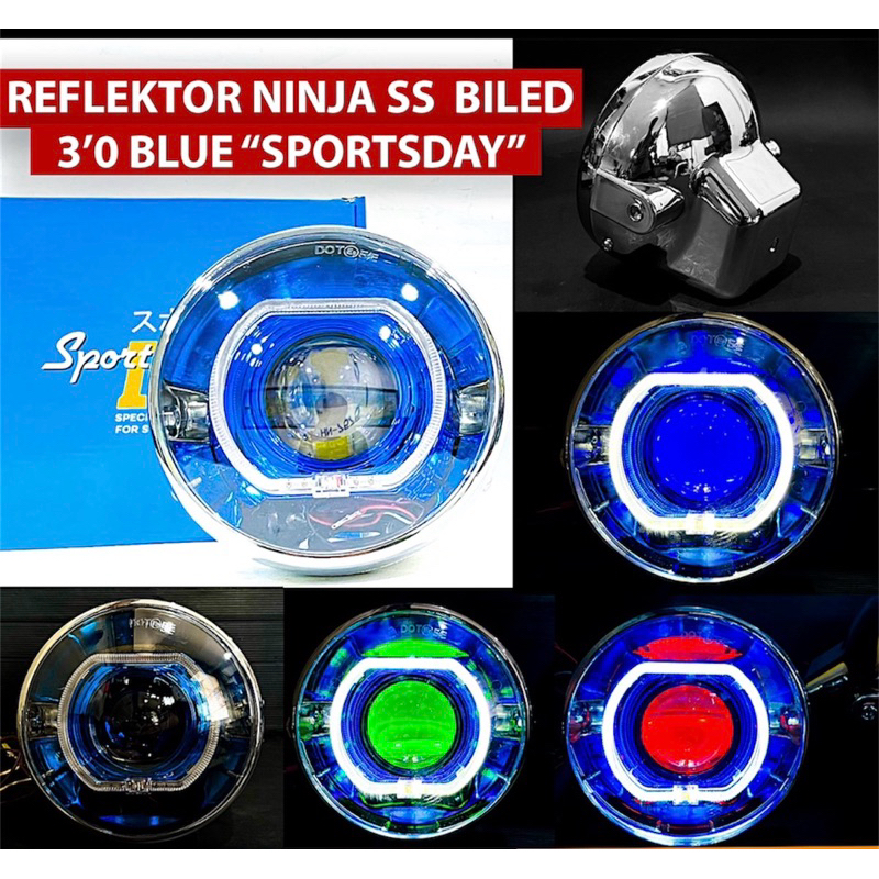 Biled 3 INCH Lamp SET NINJA Shell SS FULL SET SHROUD DEMON RGB | Shopee ...