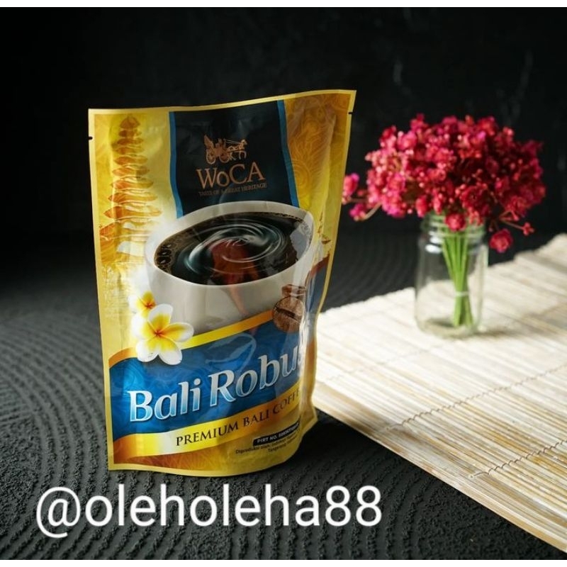 Woca PREMIUM BALI ROBUSTA COFFEE POWDER 20 SACHETS HALAL | Shopee Singapore