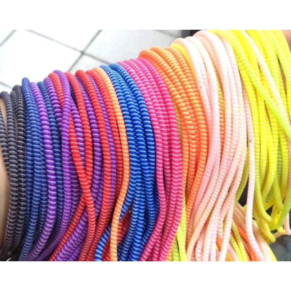Spiral Cable Protector 3 / 2 / 1 Colorful Spiral Cable O Protect ...