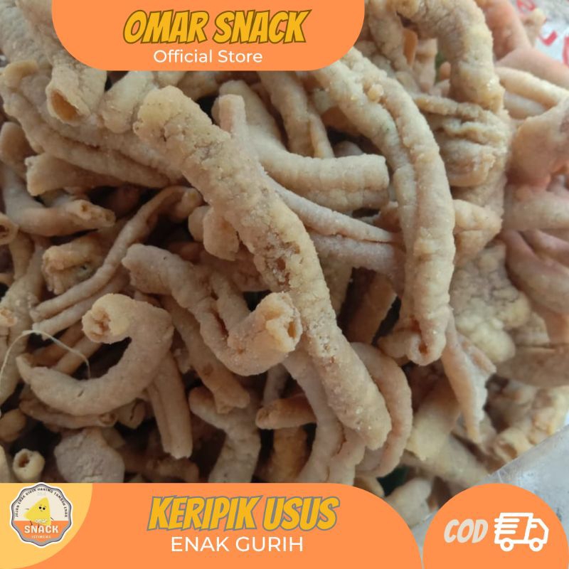 Chicken Intestine Chips 1kg Original Crispy Orange Leaves | Shopee ...