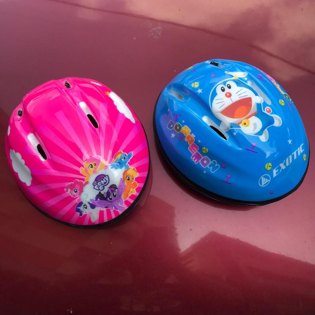 Exotic DORAEMON THE LITTLE PONY Children's Bicycle Helmet | Shopee ...