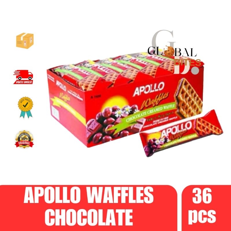 Apollo Waffles Chocolate 648g Apollo Choco Peanut Bar 612g Waffle ...