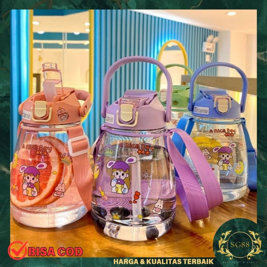 Motivational Drink Bottle Doll VIRAL Box Already Box+Sticker / Clear ...