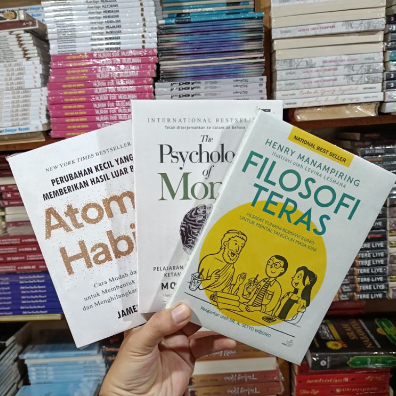 3 Book Package Of Atomic Habits Terrace Philosophy The Psychology Of