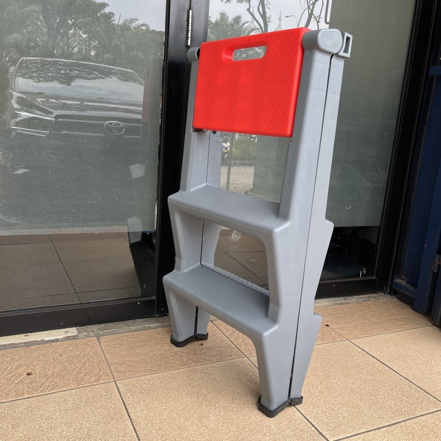 3-step Ladder Plastic 3-Step Heavy Duty Plastic Ladder Car Wash ...