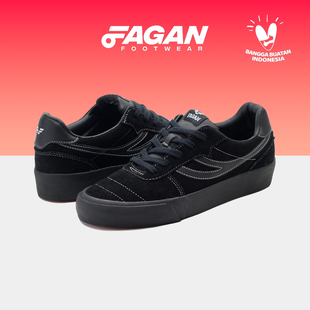 Fagan | Protype V2 Full Black | Men's Women's Casual Sneakers ...