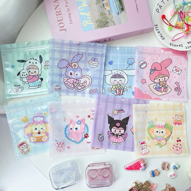 Smile ZIPLOCK BAG Kuromi COOKIES Cute ZIPPER BAG Cute Food KAWAII ...