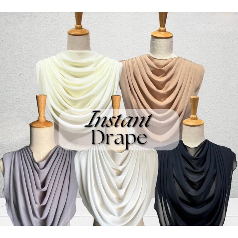 Drappery HIJAB/DRAPERY HIJAB/Instant DRAPE/Instant HIJAB/LAYER Instant ...