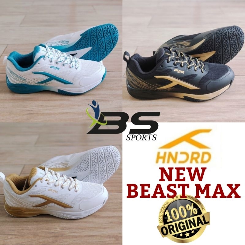 Hundred BEAST MAX HNDRD NEW BEASTMAX BADMINTON SHOES ORIGINAL | Shopee ...