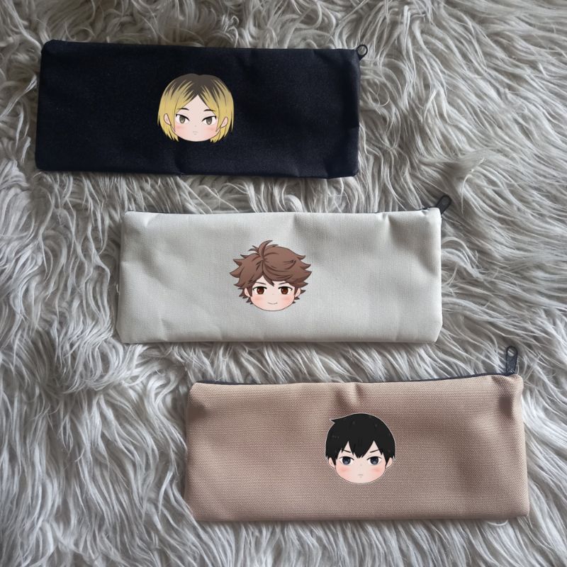 Pencil holder haikyuu pen case kenma suna bokuto us shinsuke akashi ...