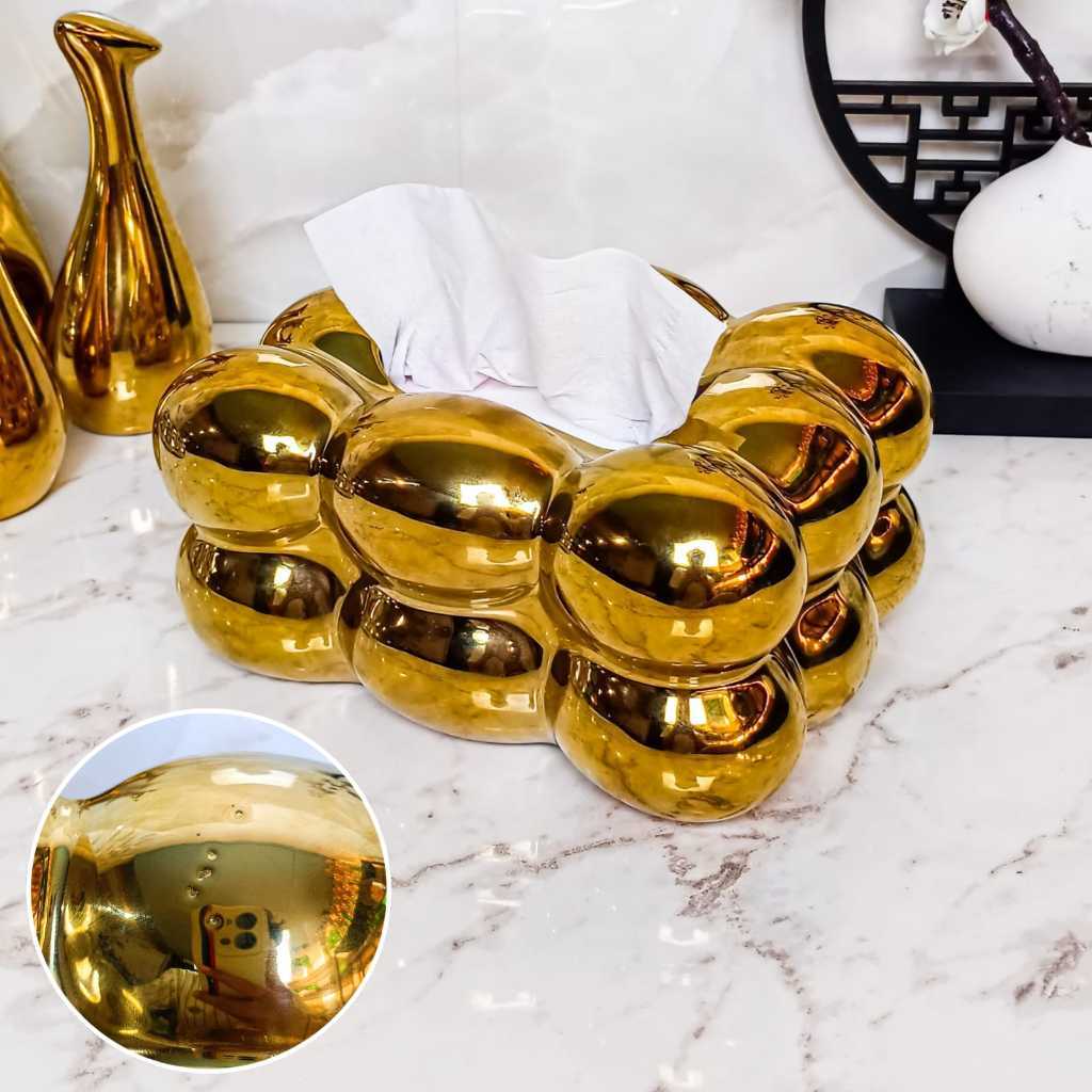 Korean Bubble Marshmallow Ceramic Tissue Holder / European Model Tissue ...
