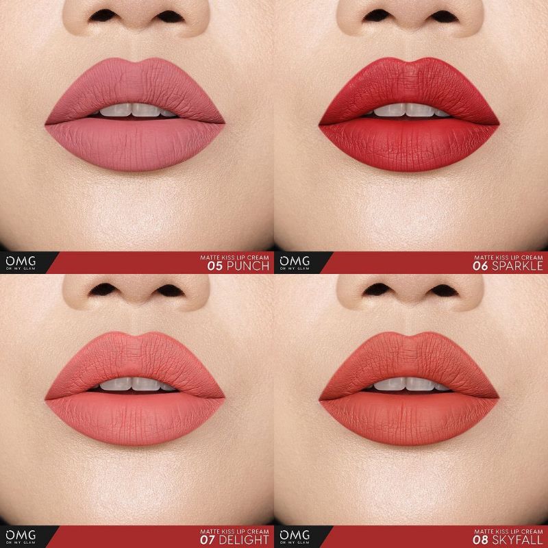 Omg - KISS MATTE lip CREAM (lip CREAM) | Shopee Singapore