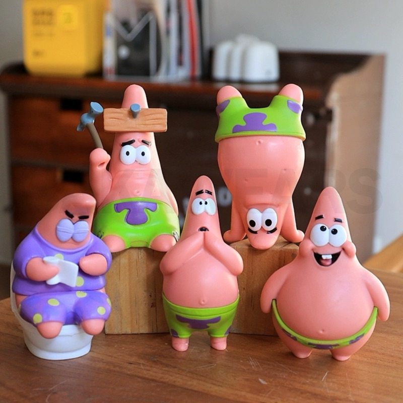 Spongebob Patrick Action Figure: Patrick Star Decoration Cake Topper ...