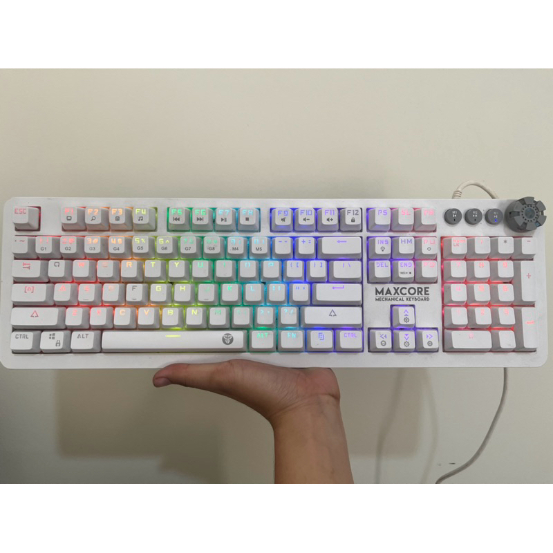 Fantech maxcore MK853 white space edition mechanical Keyboard | Shopee ...