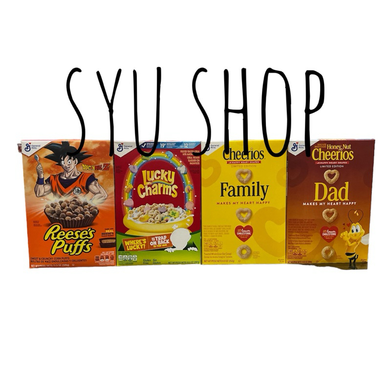 Reese's rees puff puff puffs peanut butter cereal cheerios original ...