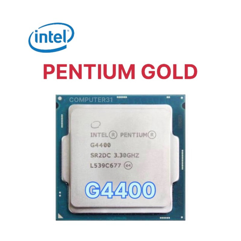 Processor Intel Pentium G4400 Cache 3M, 3.30 GHz LGA 1151th Generation 6th Generation 5 Months ...