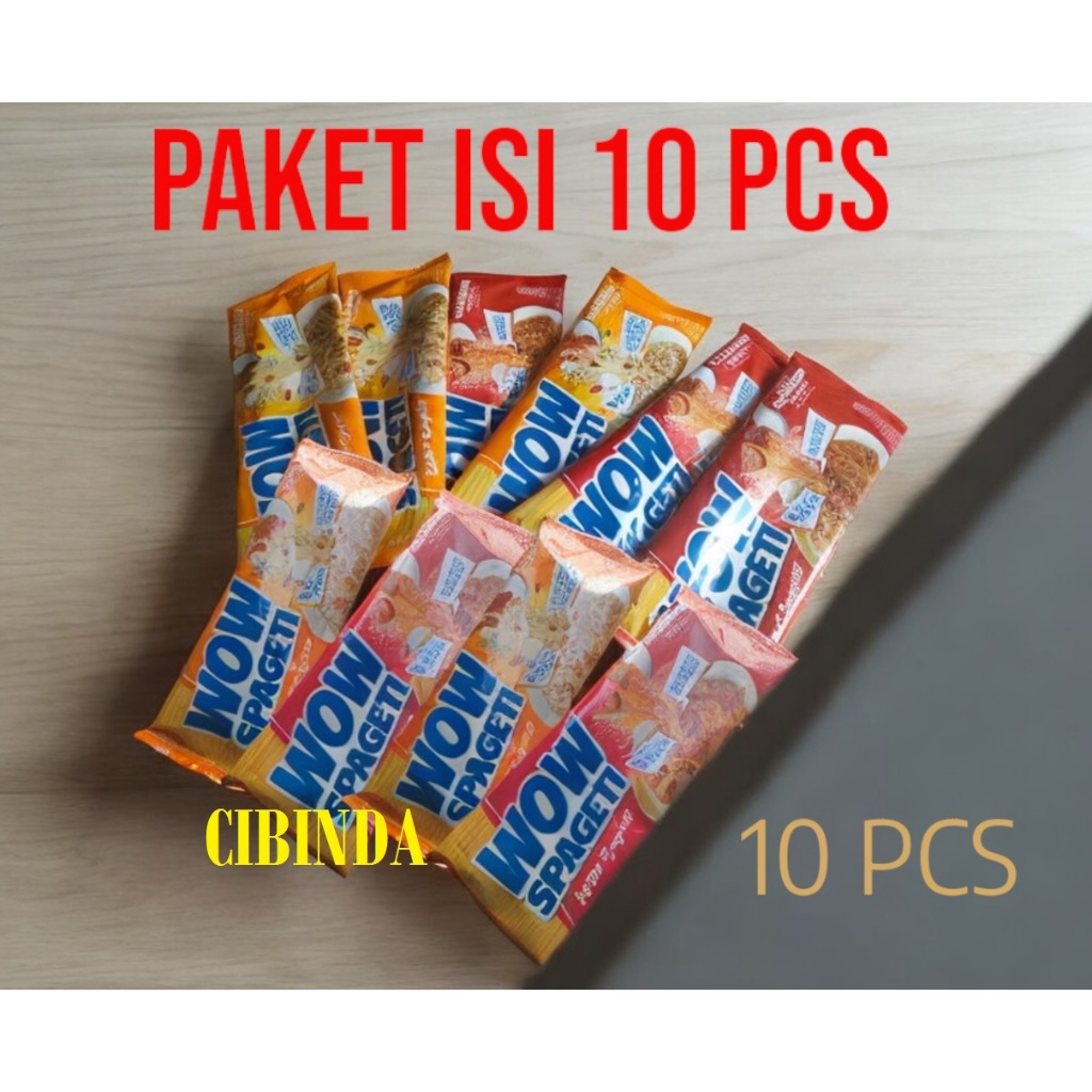 PACKAGE OF 10 PCS WOW Spaghetti Pasta Spaghetti Instant Spaghetti ...