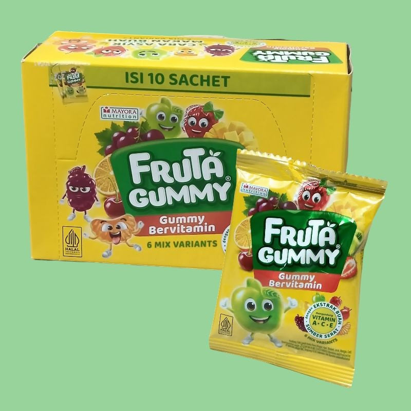Fruta GUMMY 1 BOX CONTAINS 10 PCS, FRUTA GUMMY JELLY CANDY 1 DUS 10 ...