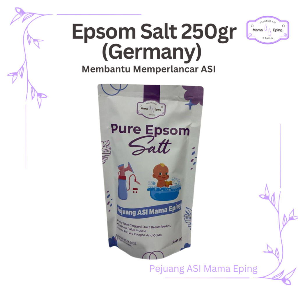Epsom Salt 250gr (Germany) | Epsom Salt | Skin Care | Shopee Singapore