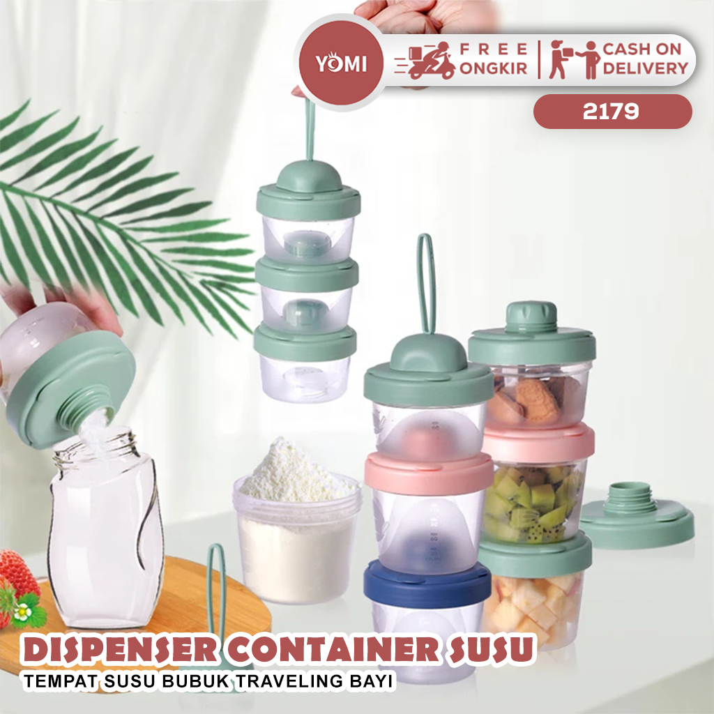 Yomi - Milk Container Dispenser Box For Baby Traveling Powder Milk ...