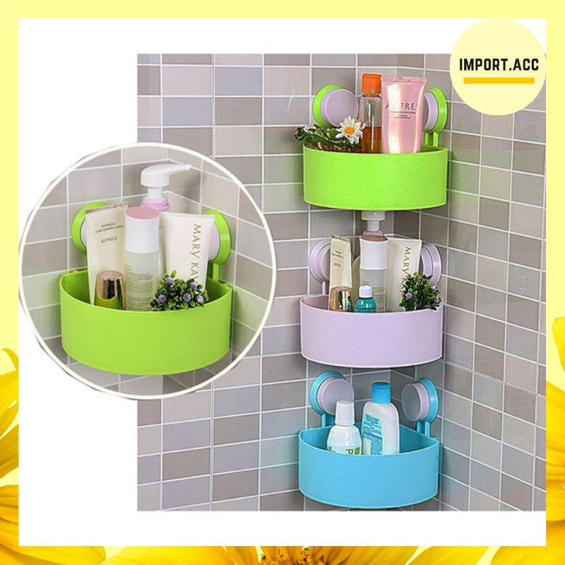 SIKU Corner Shelf/Bathroom HOLDER Rack/Corner Shelf (NONDUS) | Shopee ...