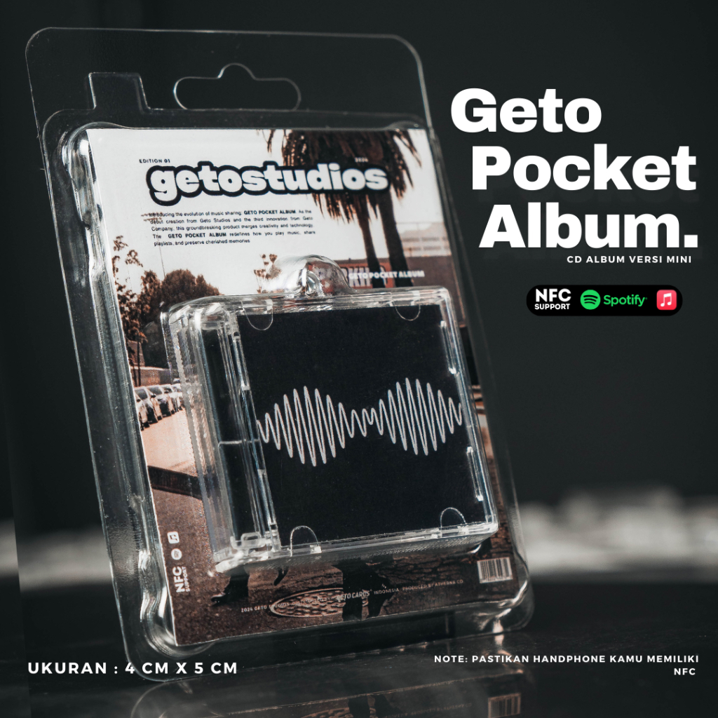 Arctic Monkeys NFC Pocket Mini Album - Mini Album Keychain NFC - Miniature CD Album Geto Studios ...