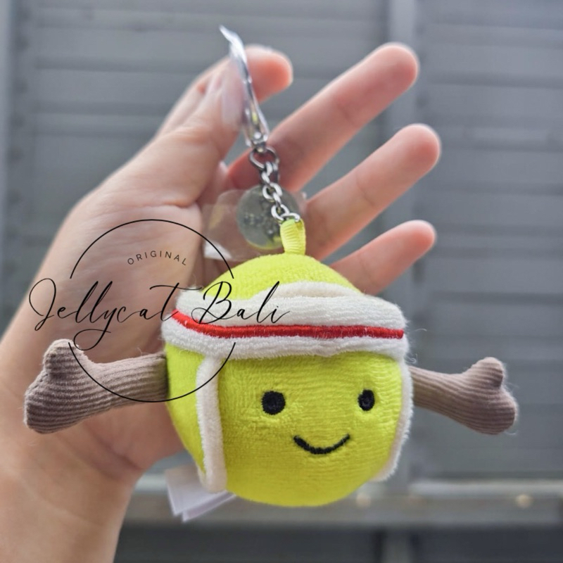 Jellycat Bag Charm Amuseable Tennis Ball Keychain new Collection Tennis ...
