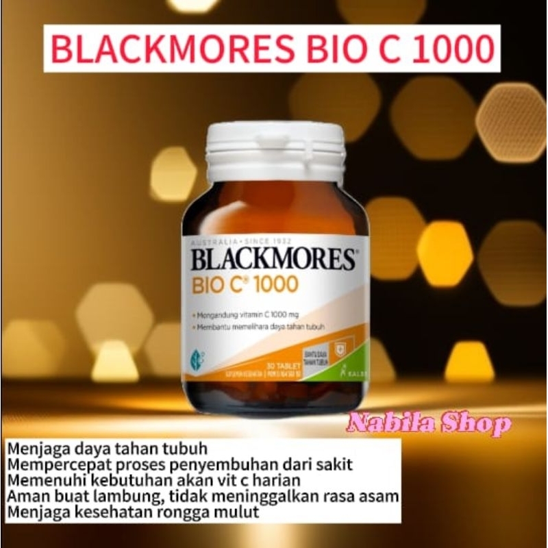 Blackmores BIO C 1000 30 Immune System Tablets | Shopee Singapore
