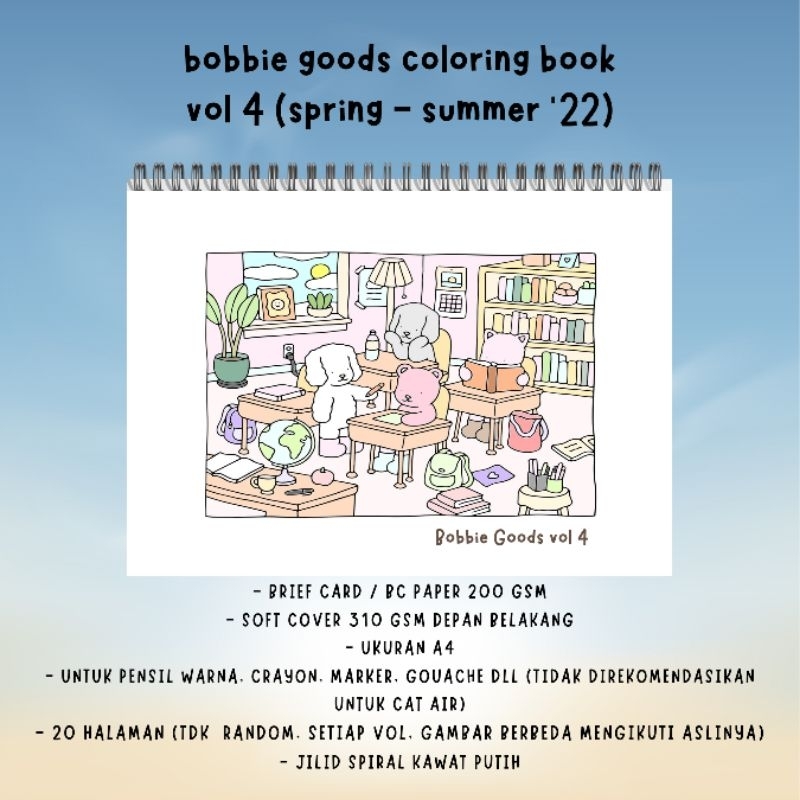 Bobbie Goods Coloring Book Vol 4 Spring Summer '22 20 pages BC paper ...