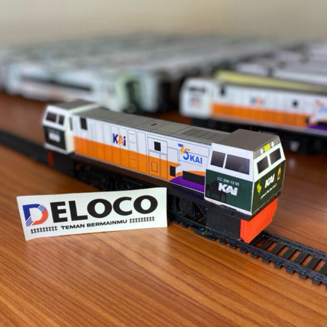 MESIN Miniature Train Locomotive cc206 Livery EID UL FITRI 2024 Engine ...