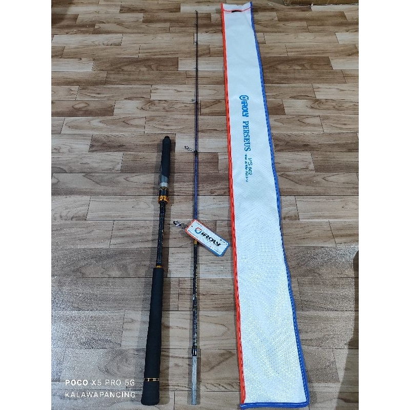 Rod (SP) Jigging Iroly Perseus 602 (Hollow Fuji) (Hook Bonus) | Shopee ...