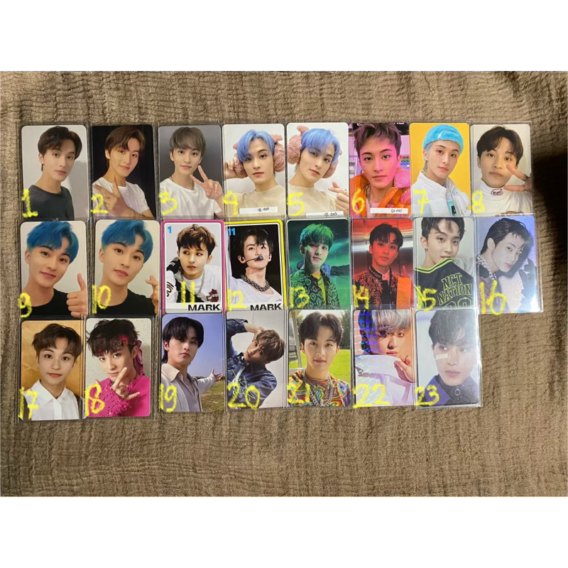 Photocard OFFICIAL MARK NCT 127, NCT DREAM | Shopee Singapore