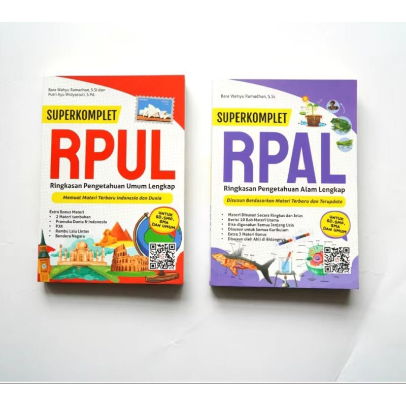 Super COMPLETING RPUL / RPAL BOOK FOR SD, SMP, SMA & GENERAL | Shopee ...