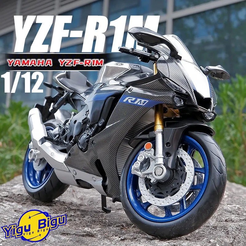 1/12 Scale Model Yamaha YZF-R1 M Motorcycle Model Super Bike Kit R1M ...