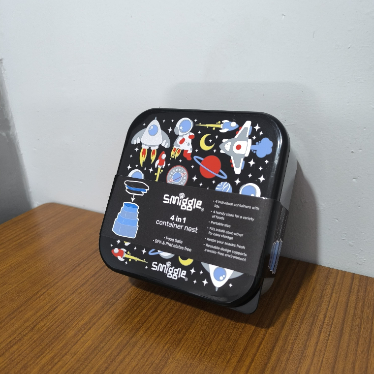 Smiggle 4 in 1 Lunch Box/Smiggle 4 1in 1 Lunch Box | Shopee Singapore