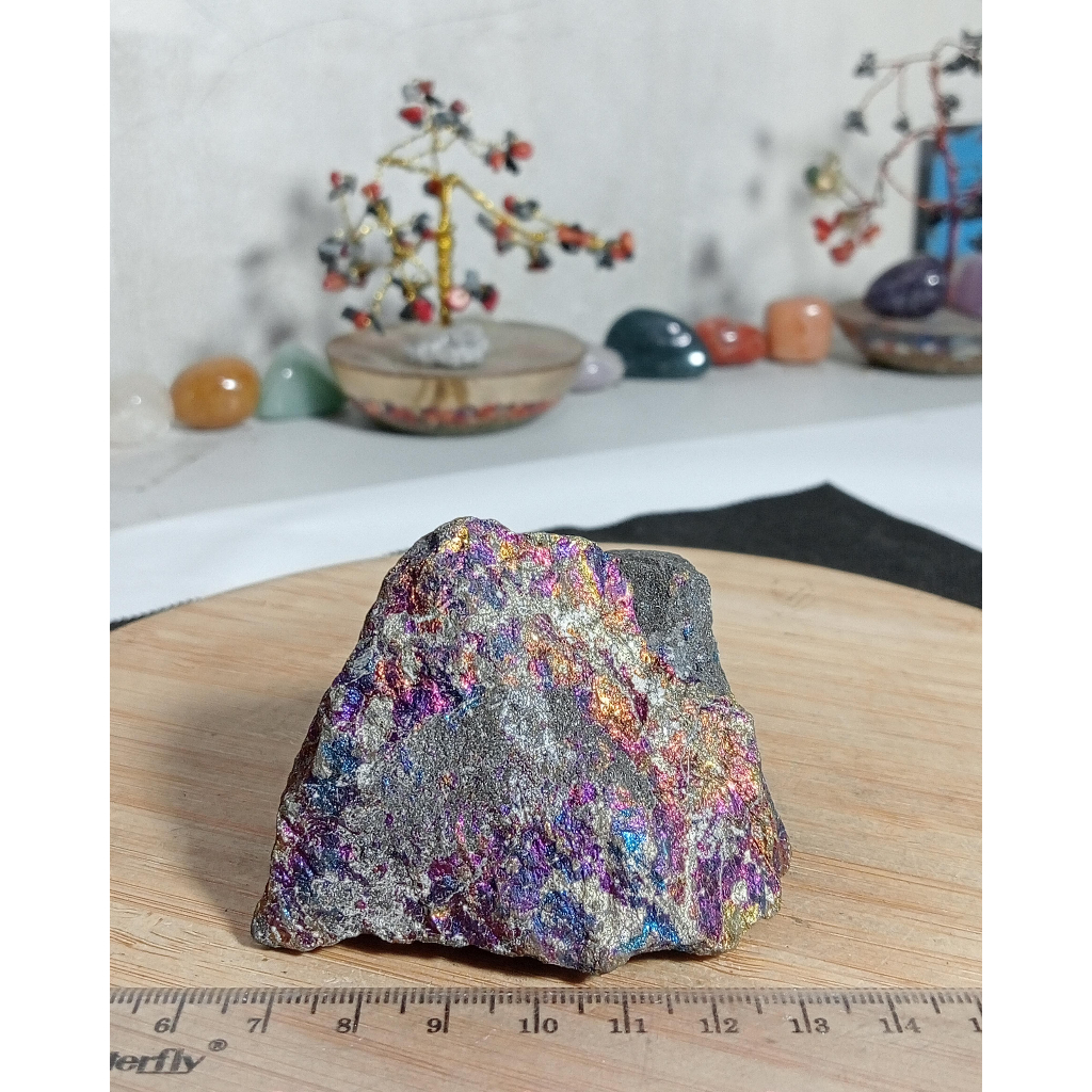 Rough Stone Rainbow Pyrite Chalcopyrite Peacock Mystic Ore Natural (4 ...