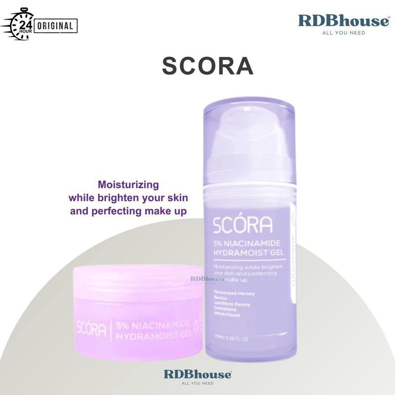 Scora 5% Niacinamide Hydramoist Gel 40ml 100ml Facial Moisturizer That ...